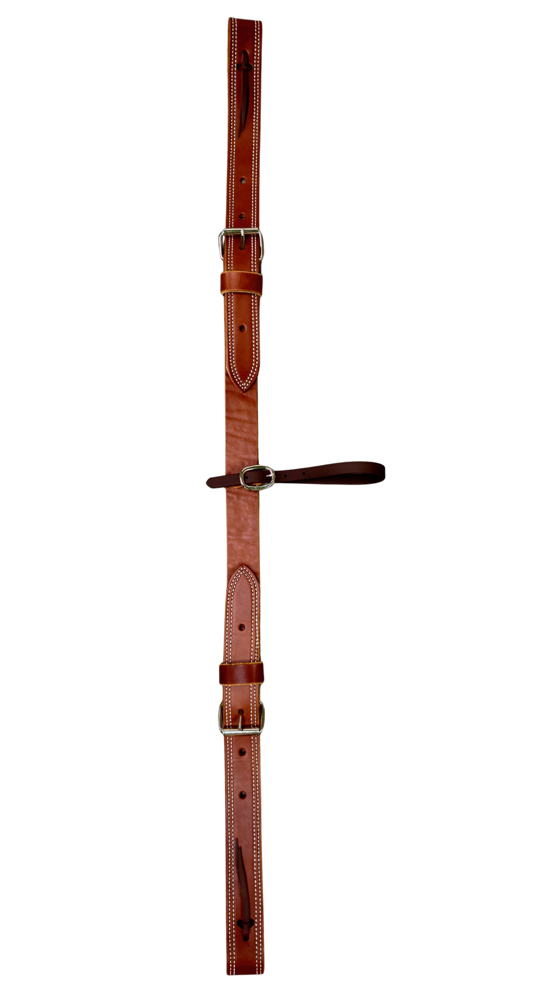 Berlin Custom Leather 1-3/4" Pony Back Cinch Complete Set with Billets ...