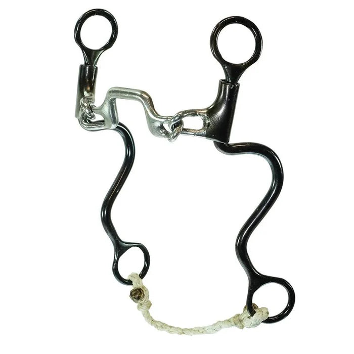 Dutton Square Ported Chain Long Calvary Shank Bit – R Bar B