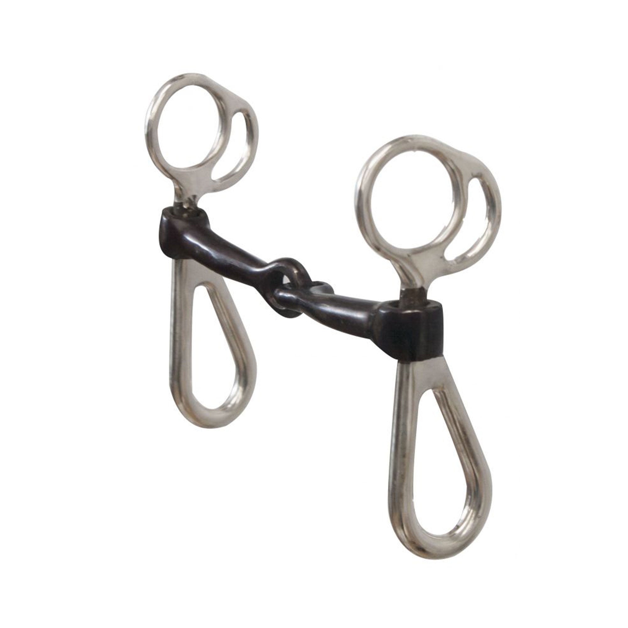 Stainless Steel Short Shank Curb Bit with 5" Sweet Iron Mouth – R Bar B