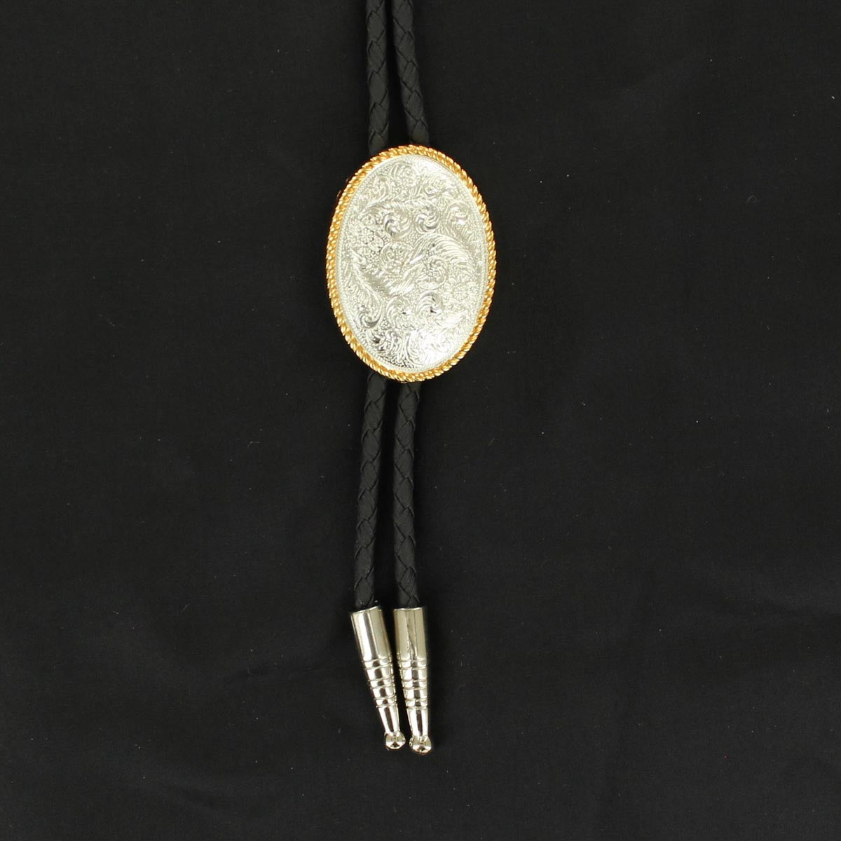 Double S Engraved Oval Western Adult Bolo – R Bar B