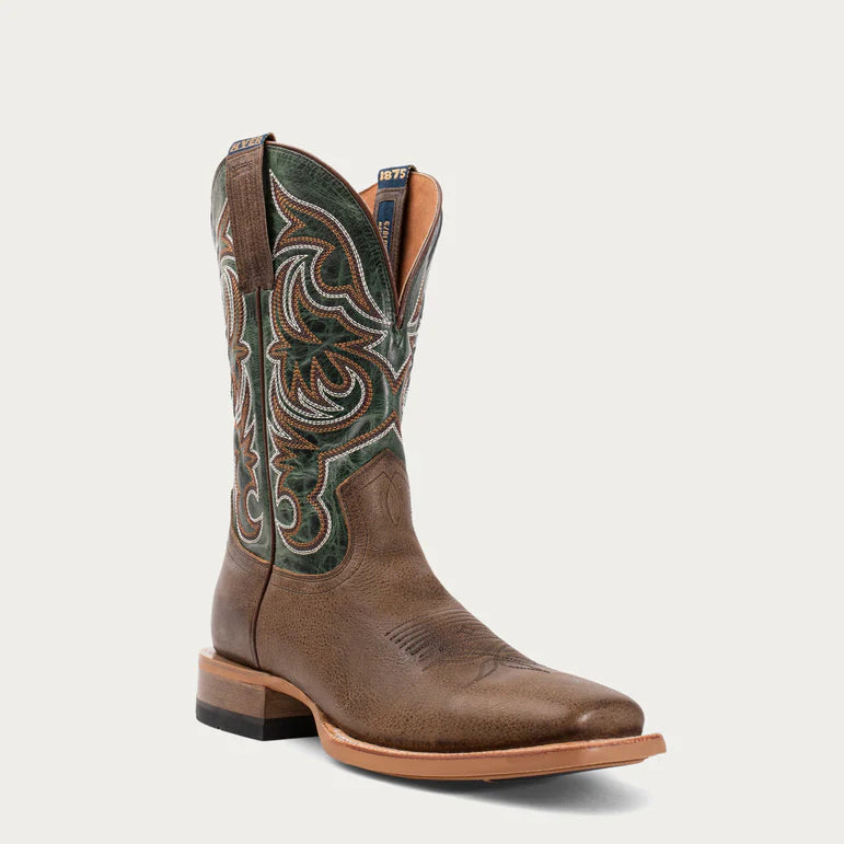 Hyer Men's Tan/Green Bucklin Boots – R Bar B