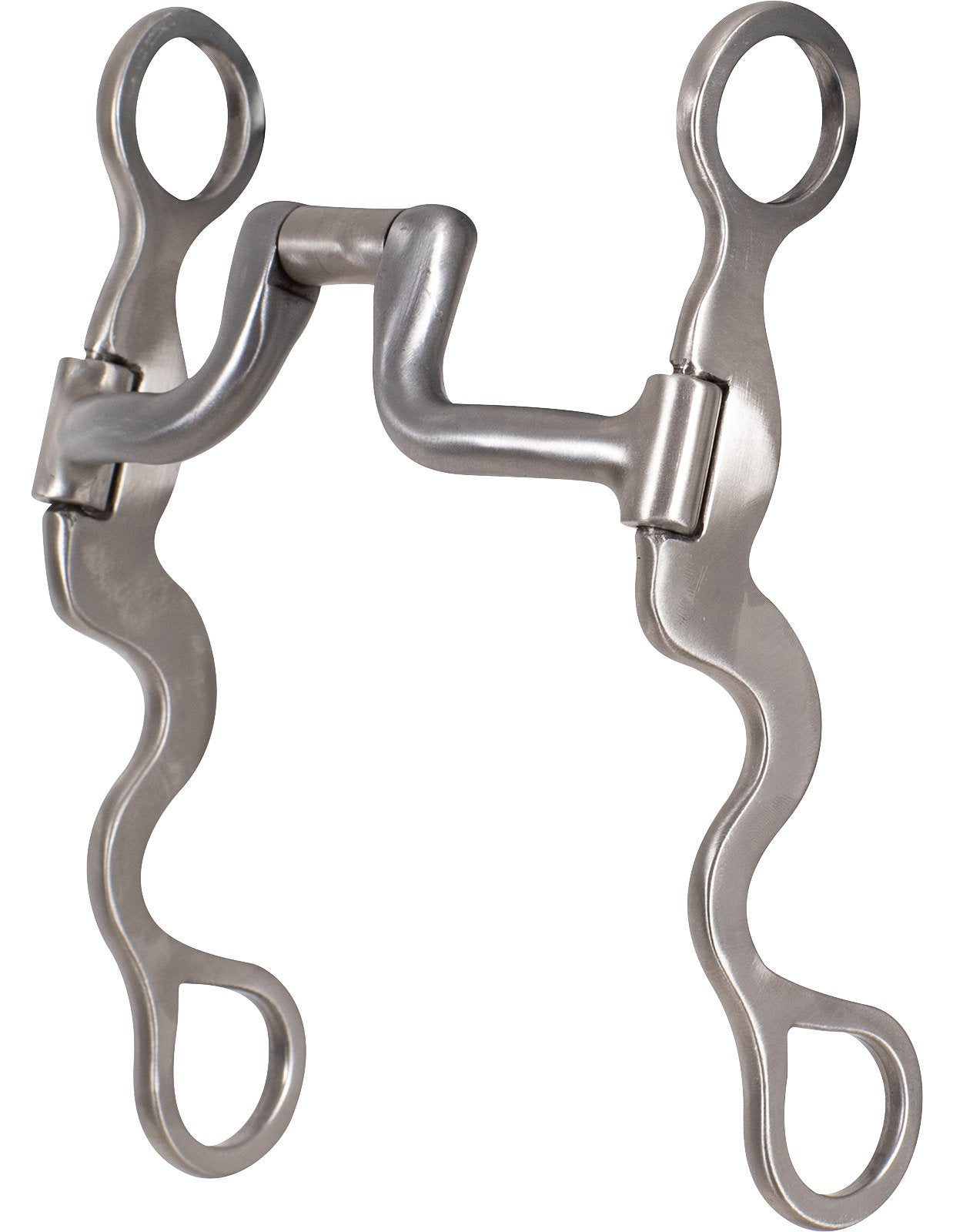 Classic Equine Square Hinge 8"Shank Stainless Steel Port Bit – R Bar B