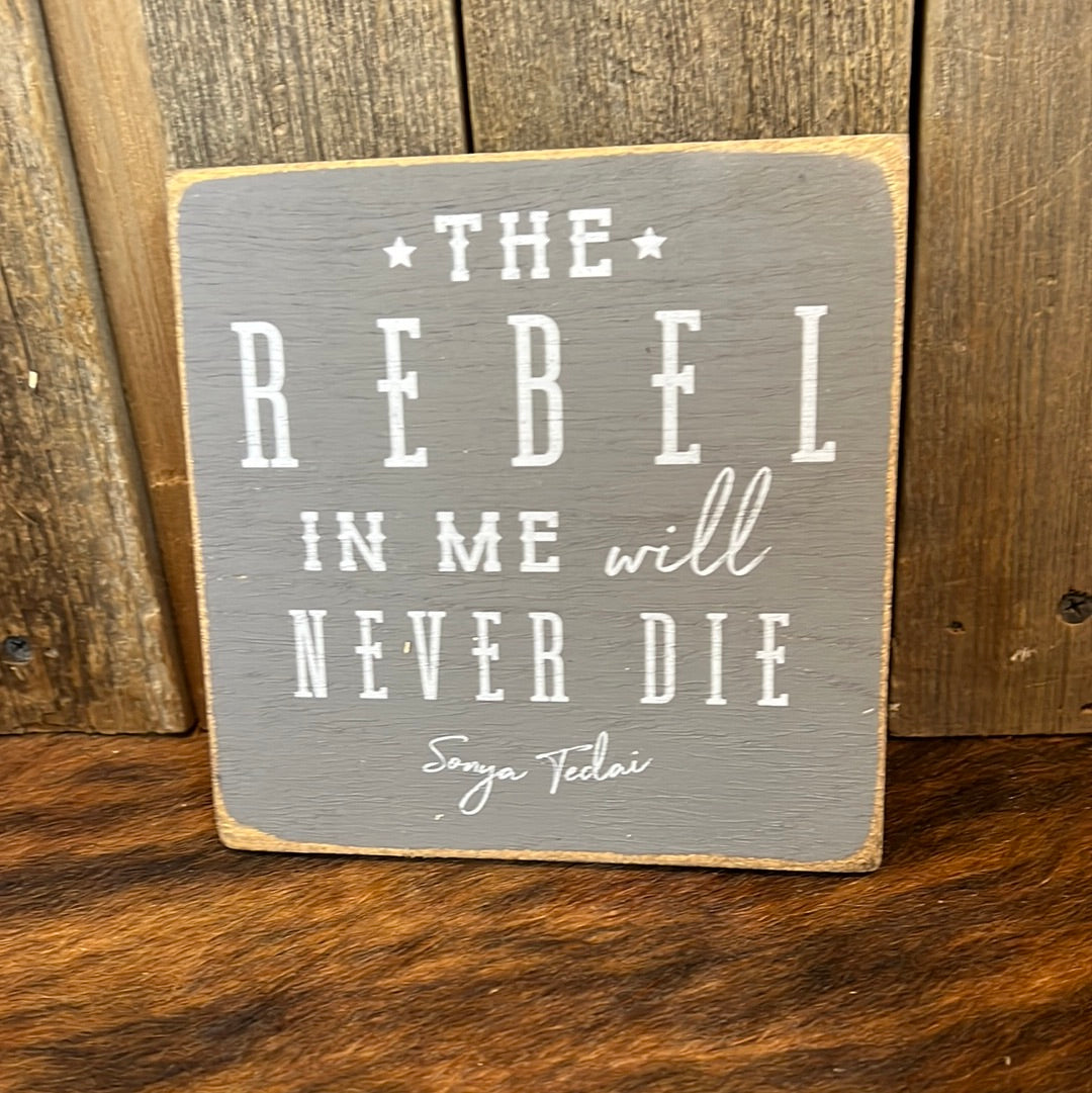 Junk Gypsy Wood 6"x6" Sign – R Bar B